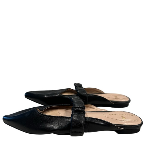 Bandolino | Shoes | Bandolino Sonny Flats Black Faux Leather Pointed ...